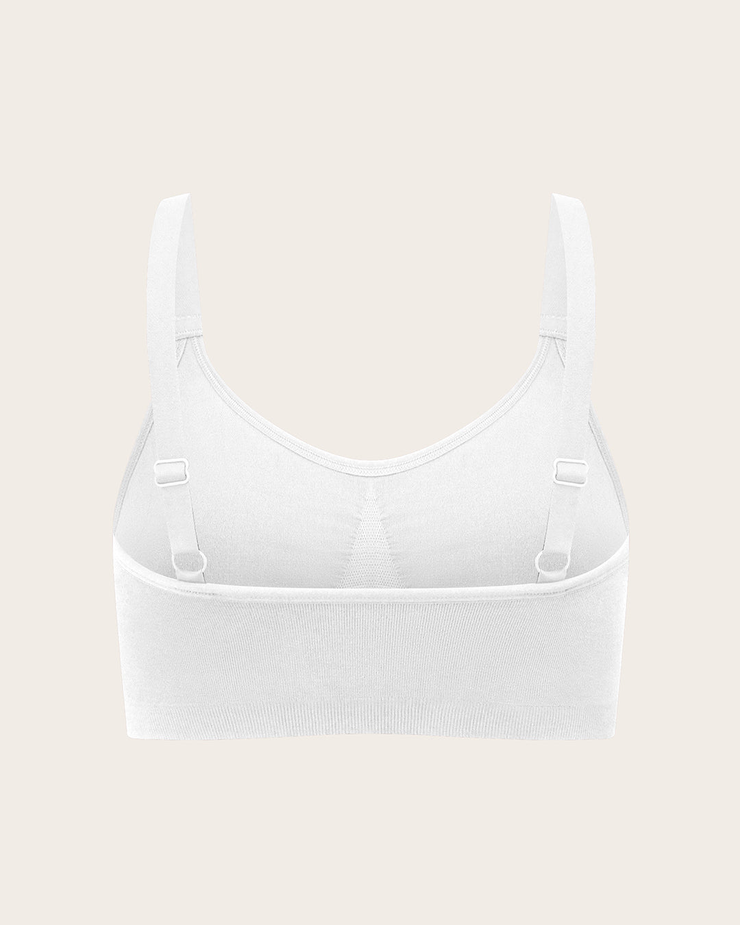 Full Bust Wireless Bamboo Bra in White – Boody US