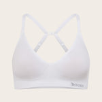 Wireless T-Shirt Bamboo Bra in White – Boody US