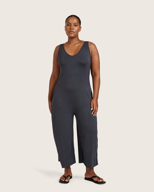 Women's Bamboo Long Jumpsuit in Storm – Boody US